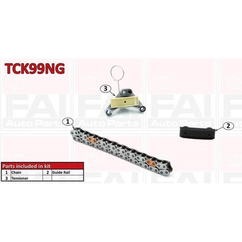 KIT CHAINE DW10 16V tk081032 tck99ng 0816.F6 0849.23 37230 3m5q6268aa