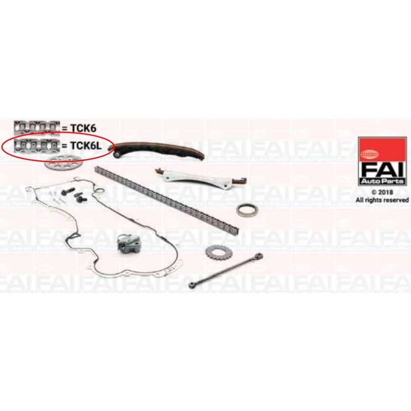 KIT CHAINE FIAT OPEL 1.3 MJTD TCK6 KTC1000 ADK873500 5636444 TK081000