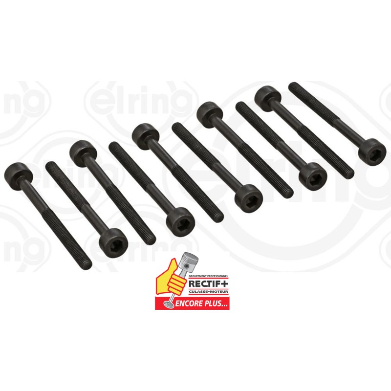 KIT DE VIS DE CULASSE ELRING MOTEUR TYPE H5H 711800 AHB8225 HB9223 ...