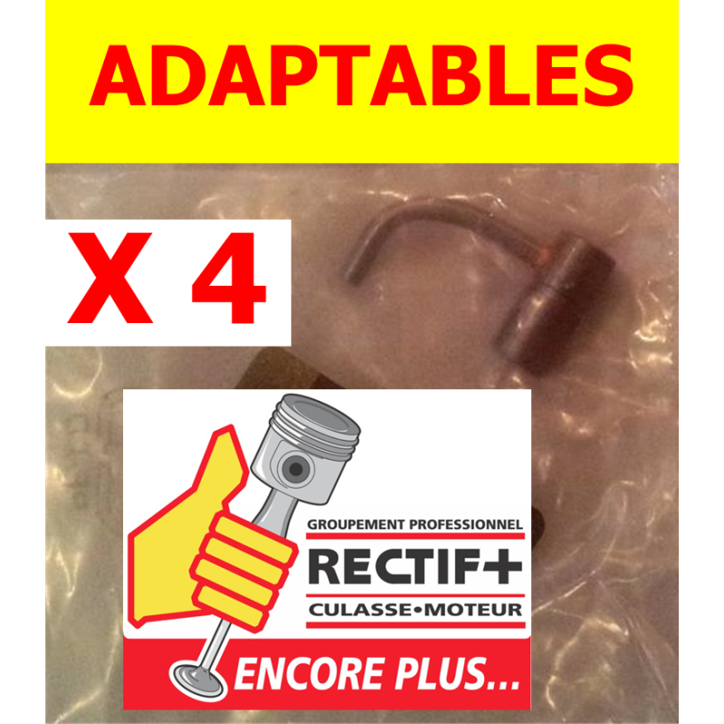 KIT DE 4 GICLEURS POUR MOTEURS F9Q 7700109892 ET 7700102893 OU ...