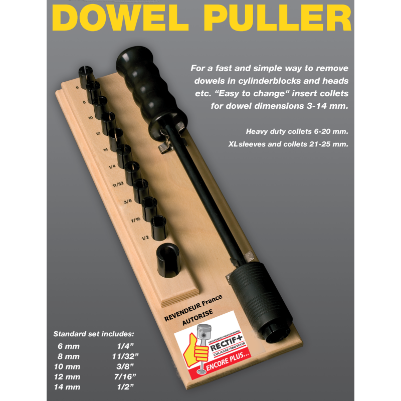 APPAREIL MANUEL EXTRACTION PION DE CENTRAGE DANS LES CULASSES OU LES ...