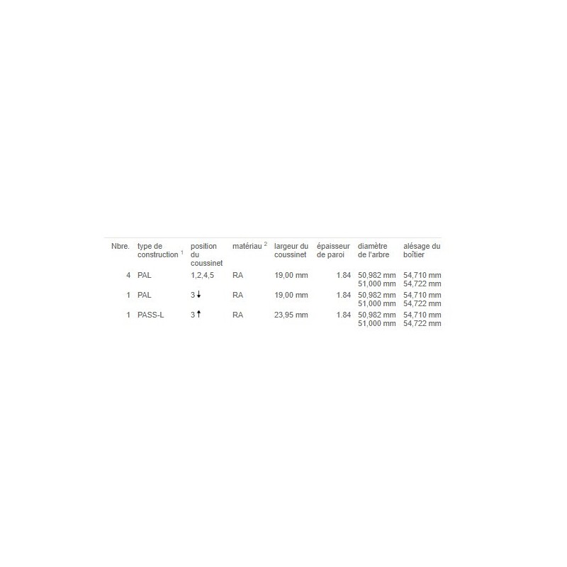 MB5414SISTD H1011/5STD AEM510410STD 46797870 46797873 46797915 46809698 ...